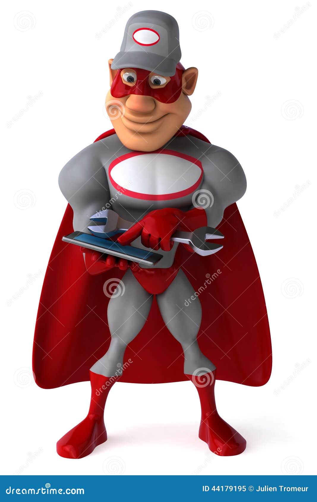 Super mechanic stock illustration. Illustration of vehicle - 44179195