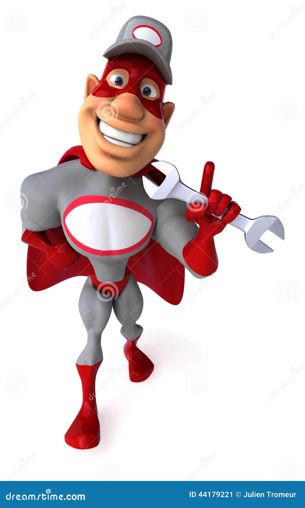 Super mechanic stock illustration. Illustration of equipment - 44179221