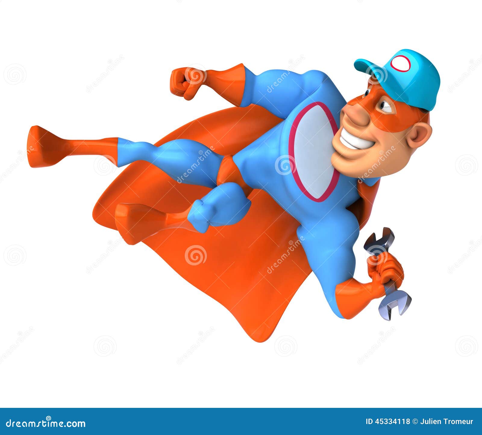 Super mechanic stock illustration. Illustration of technician - 45334118