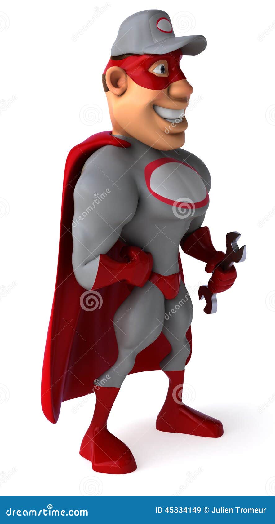 Super mechanic stock illustration. Illustration of hard - 45334149