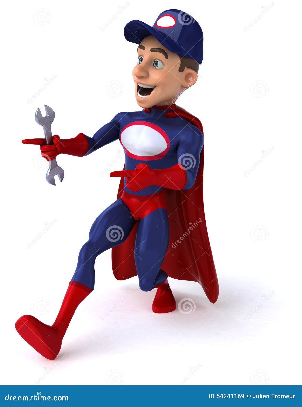 Super mechanic stock illustration. Illustration of repair - 54241169