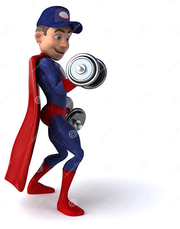 Super mechanic stock illustration. Illustration of repairperson - 54388537