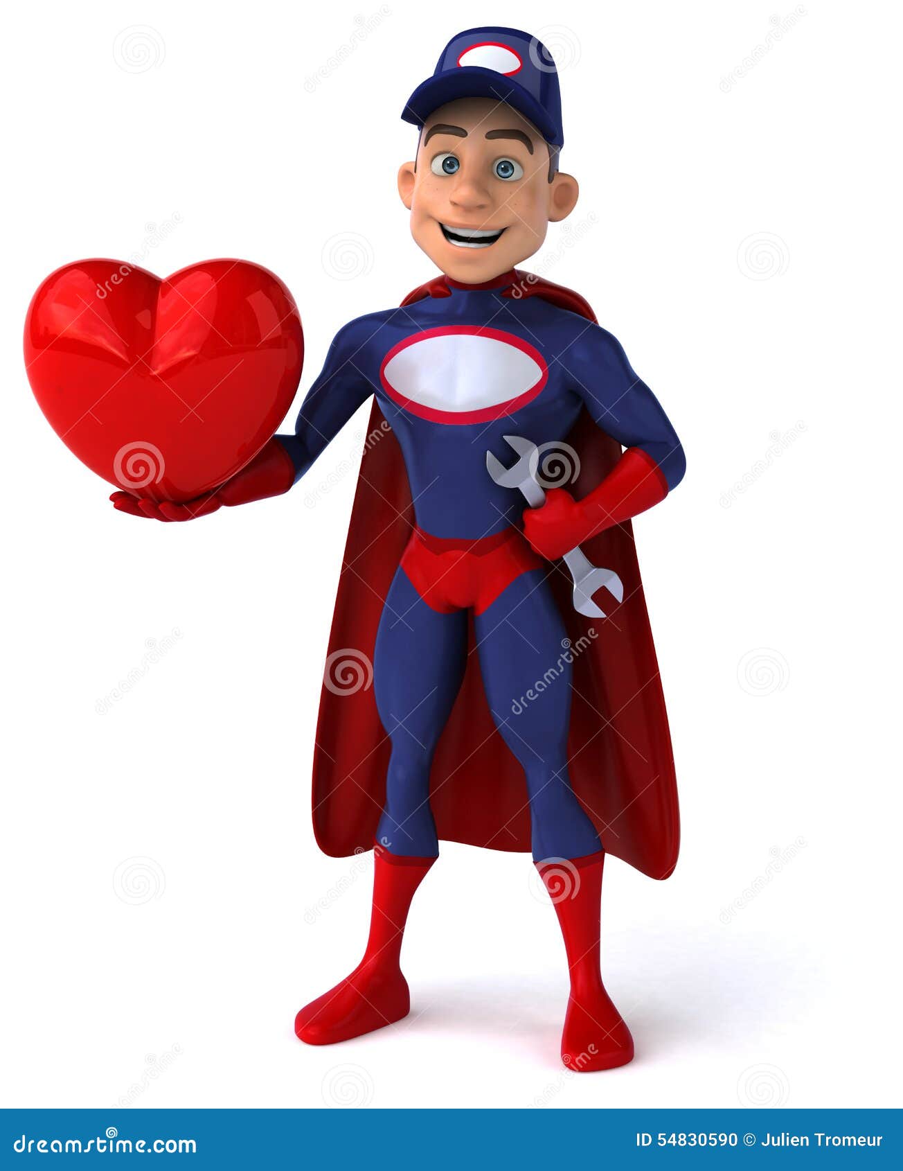 Super mechanic stock illustration. Illustration of work - 54830590