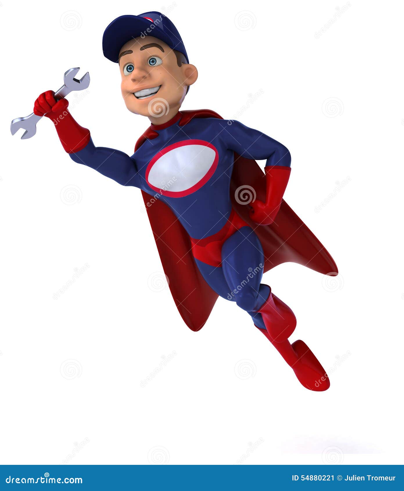 Super mechanic stock illustration. Illustration of care - 54880221