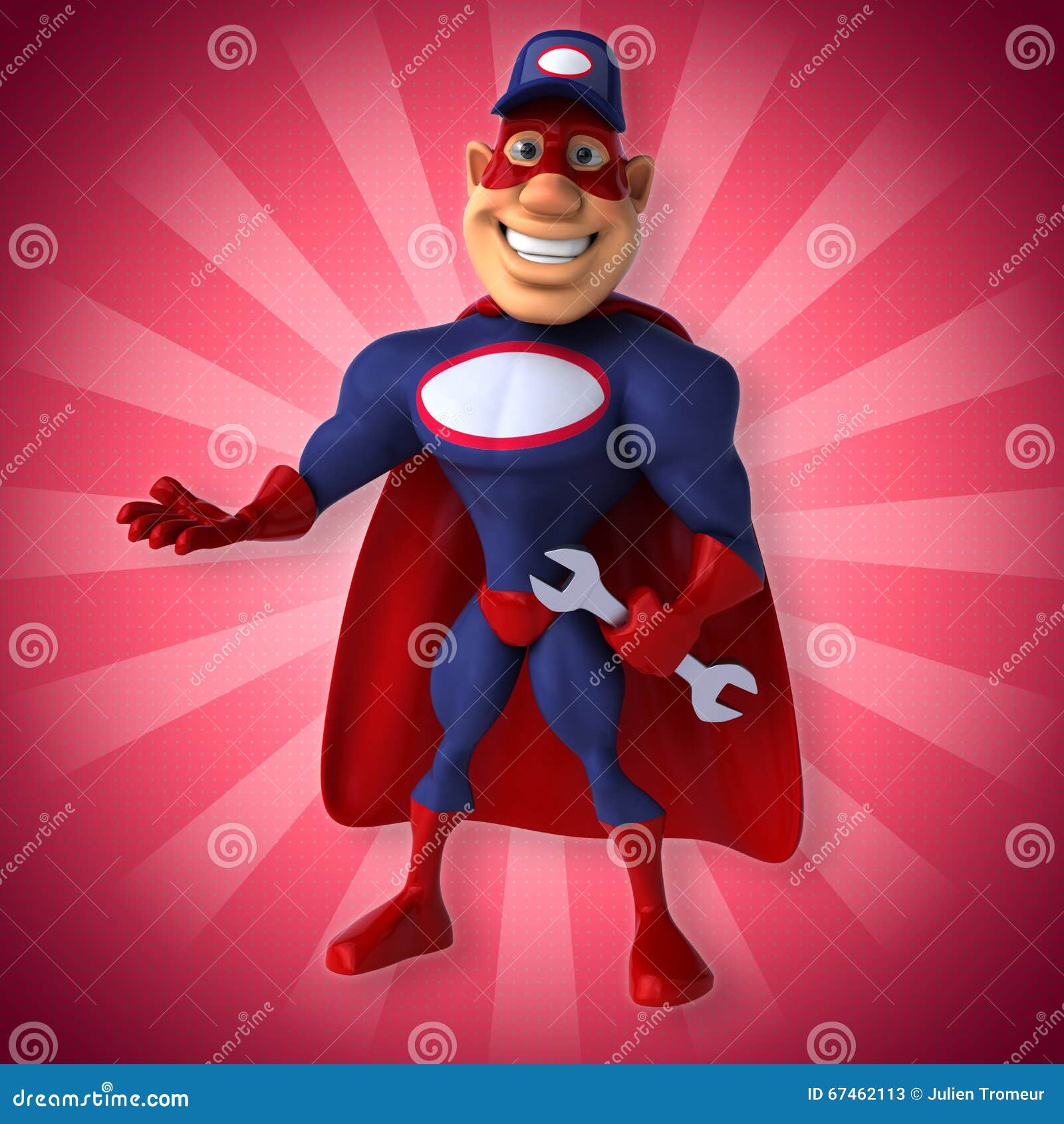 Super mechanic stock illustration. Illustration of automotive - 67462113