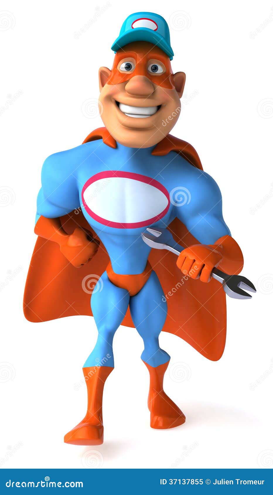 Super mechanic stock illustration. Illustration of repair - 37137855