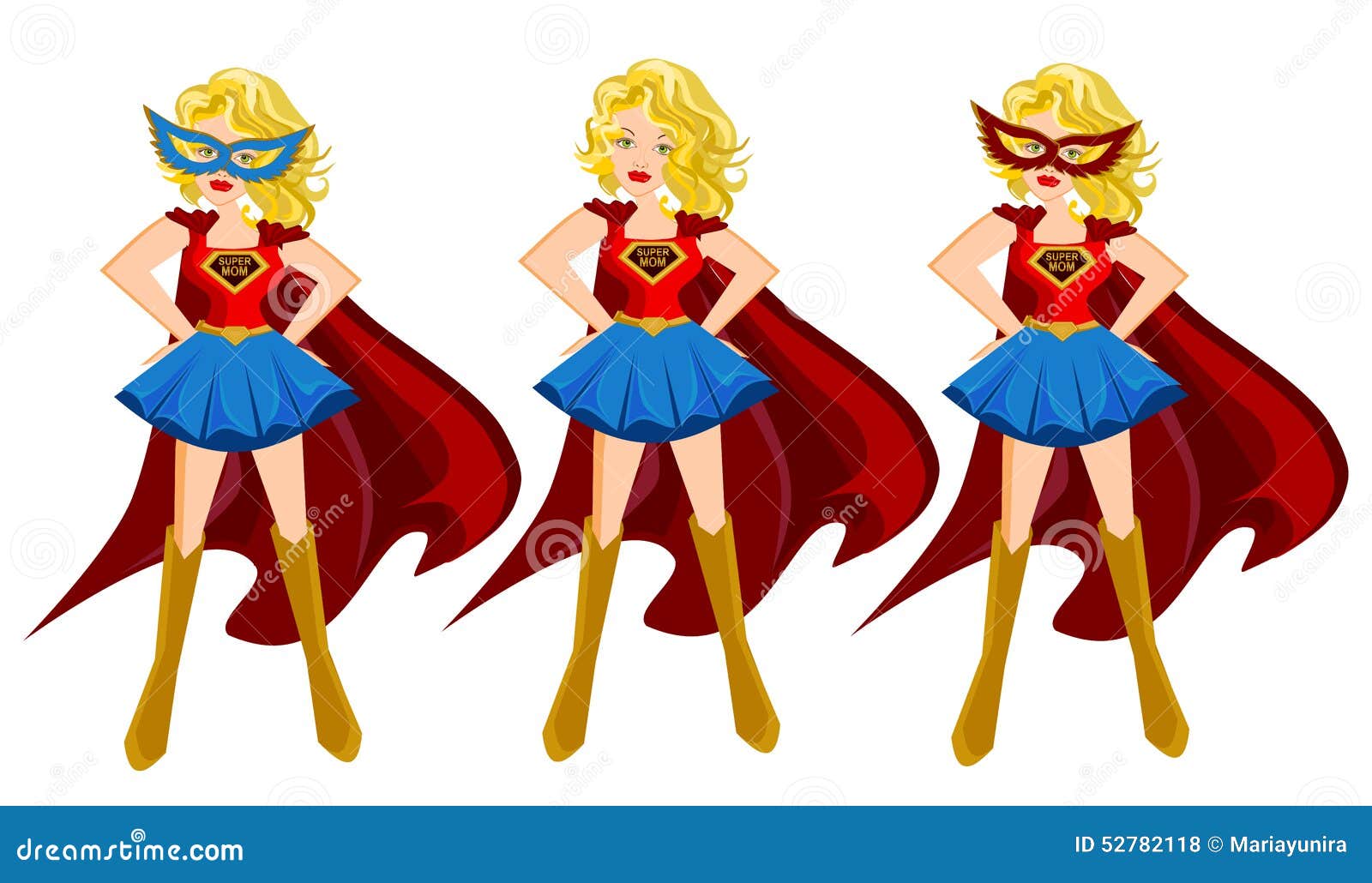 Super Mom stock vector. Illustration of mother, beautiful - 52782118
