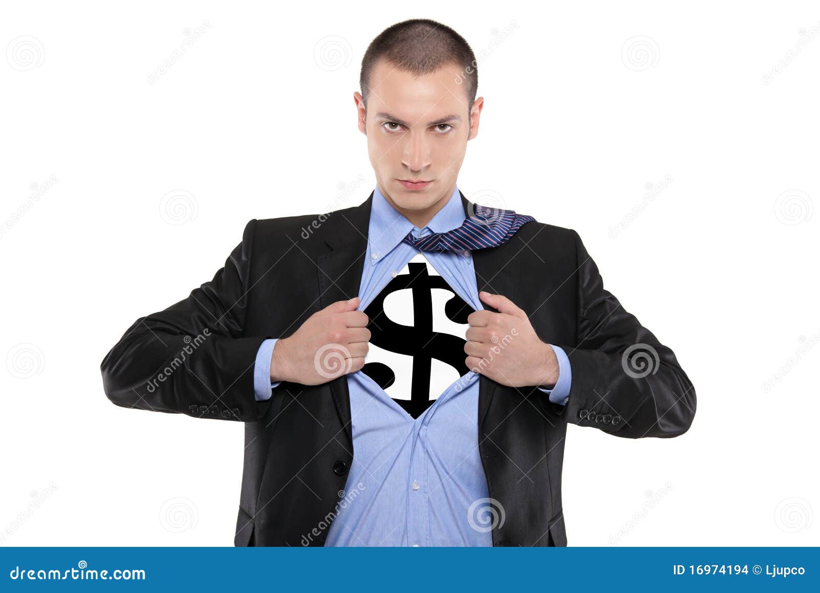Super money man stock photo. Image of metaphor, dollar - 16974194