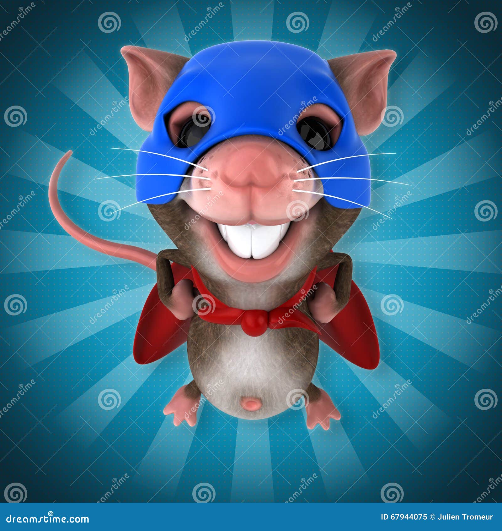 Super mouse stock illustration. Illustration of furry - 67944075