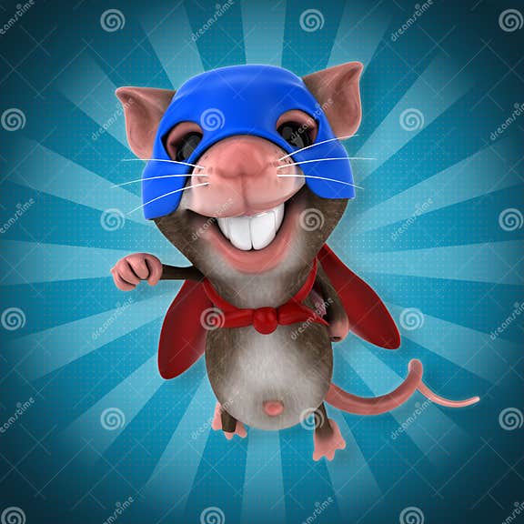 Super mouse stock illustration. Illustration of superhero - 67944136