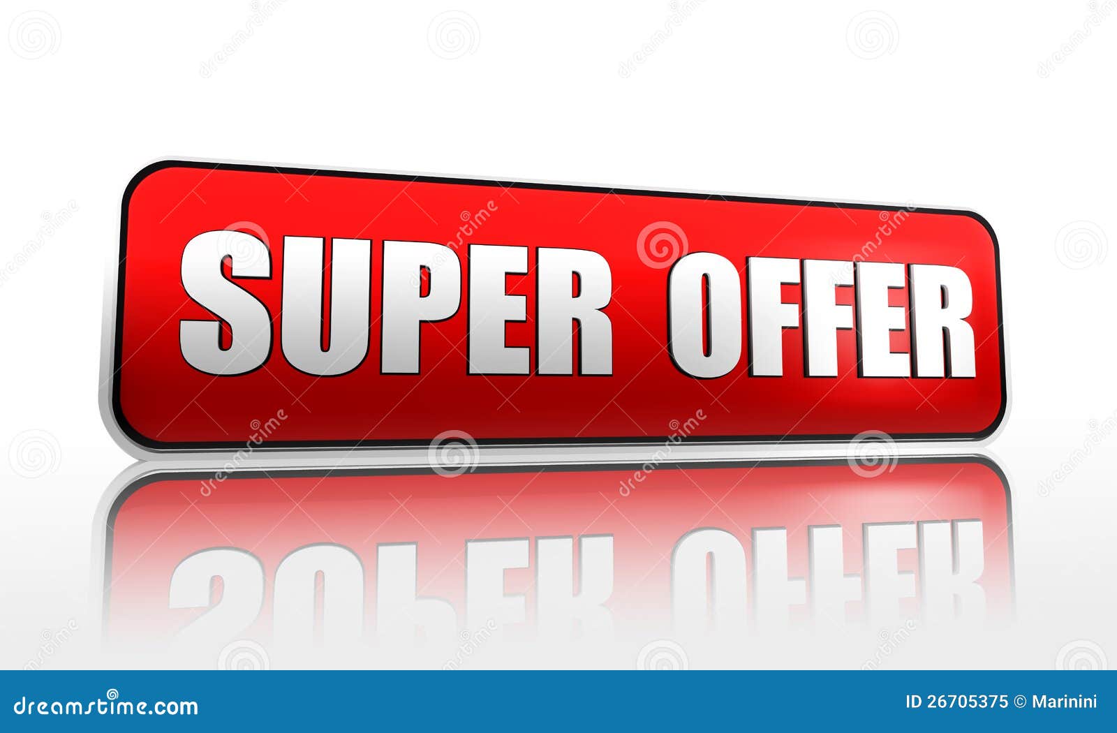 Super offer banner stock illustration. Illustration of rebate - 26705375
