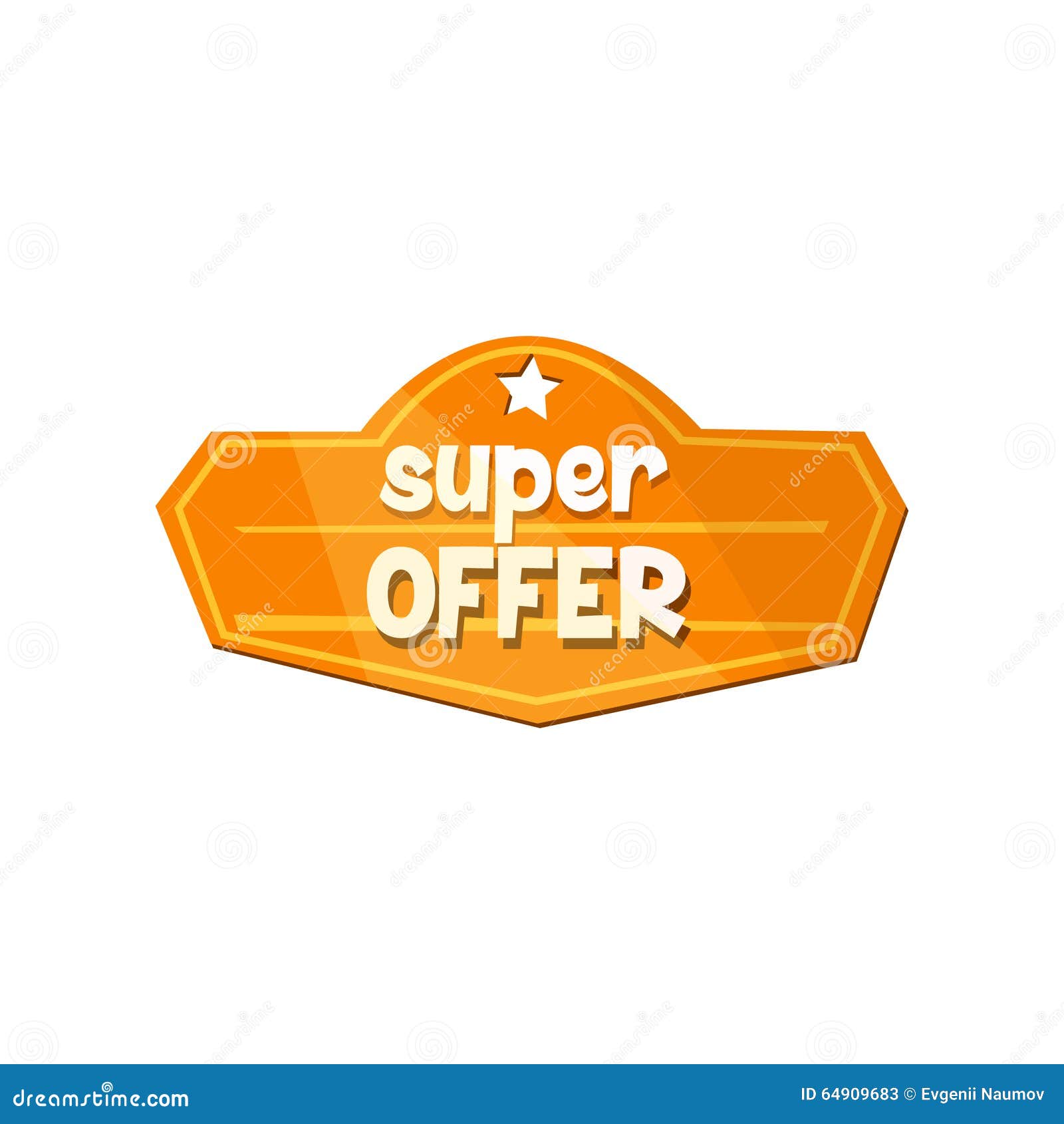 Super Offer. Vector Illustration Stock Vector - Illustration of ...