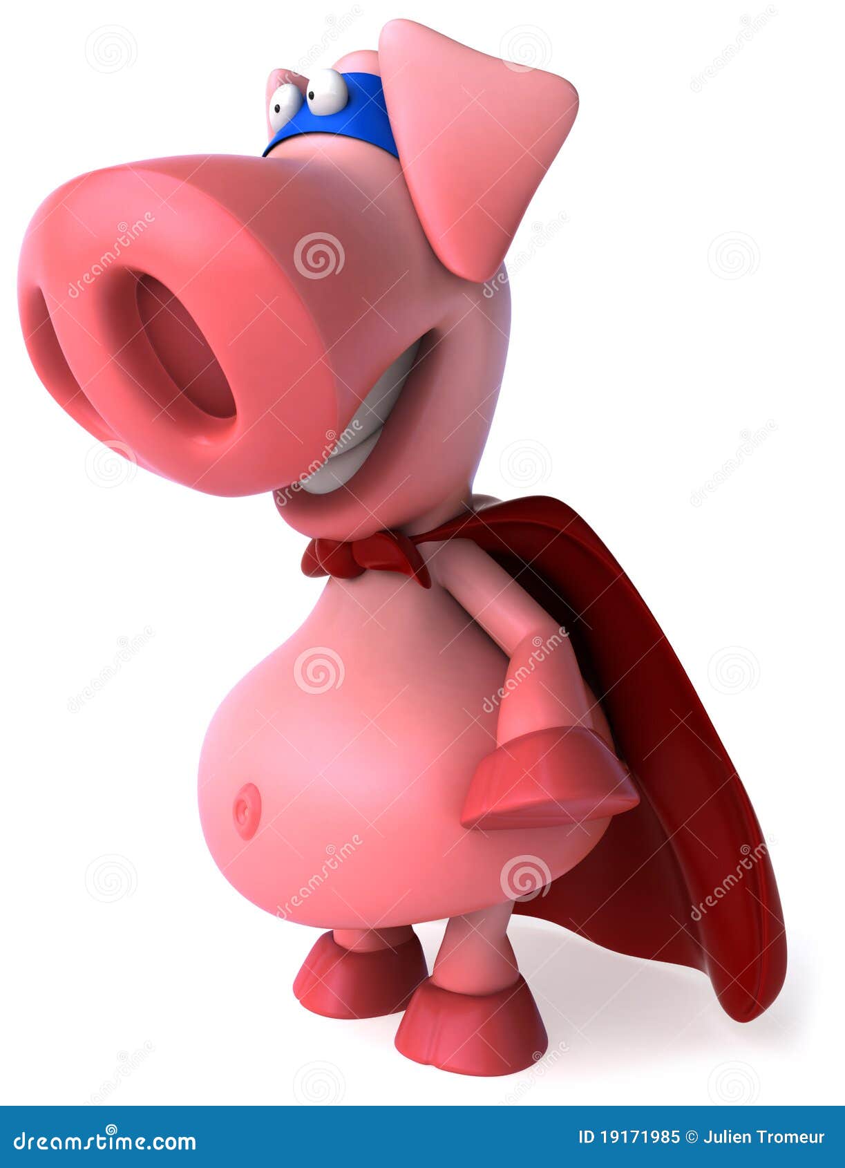 Super pig stock illustration. Illustration of roasted - 19171985