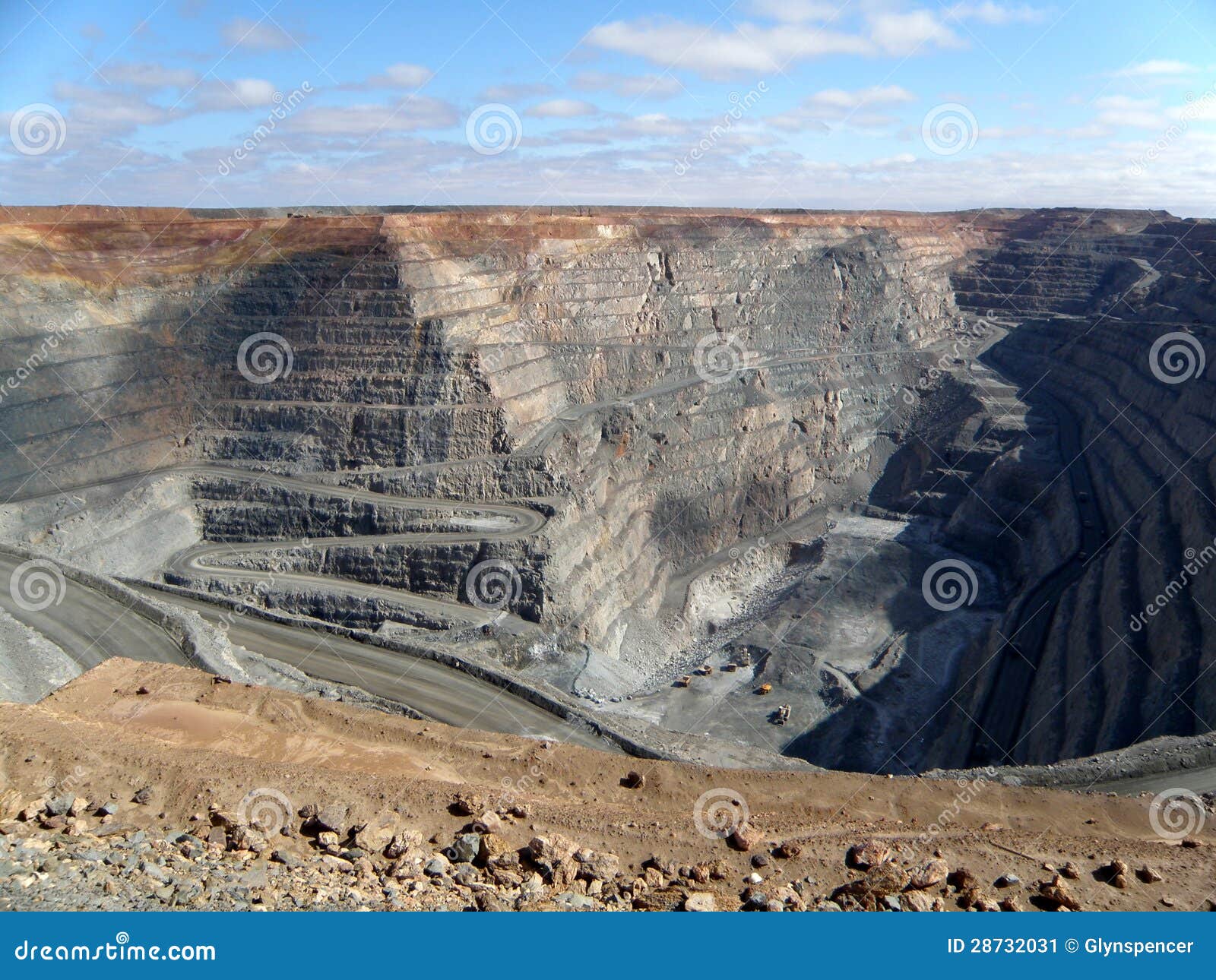 Super Pit editorial photo. Image of industrial, digger - 28732031