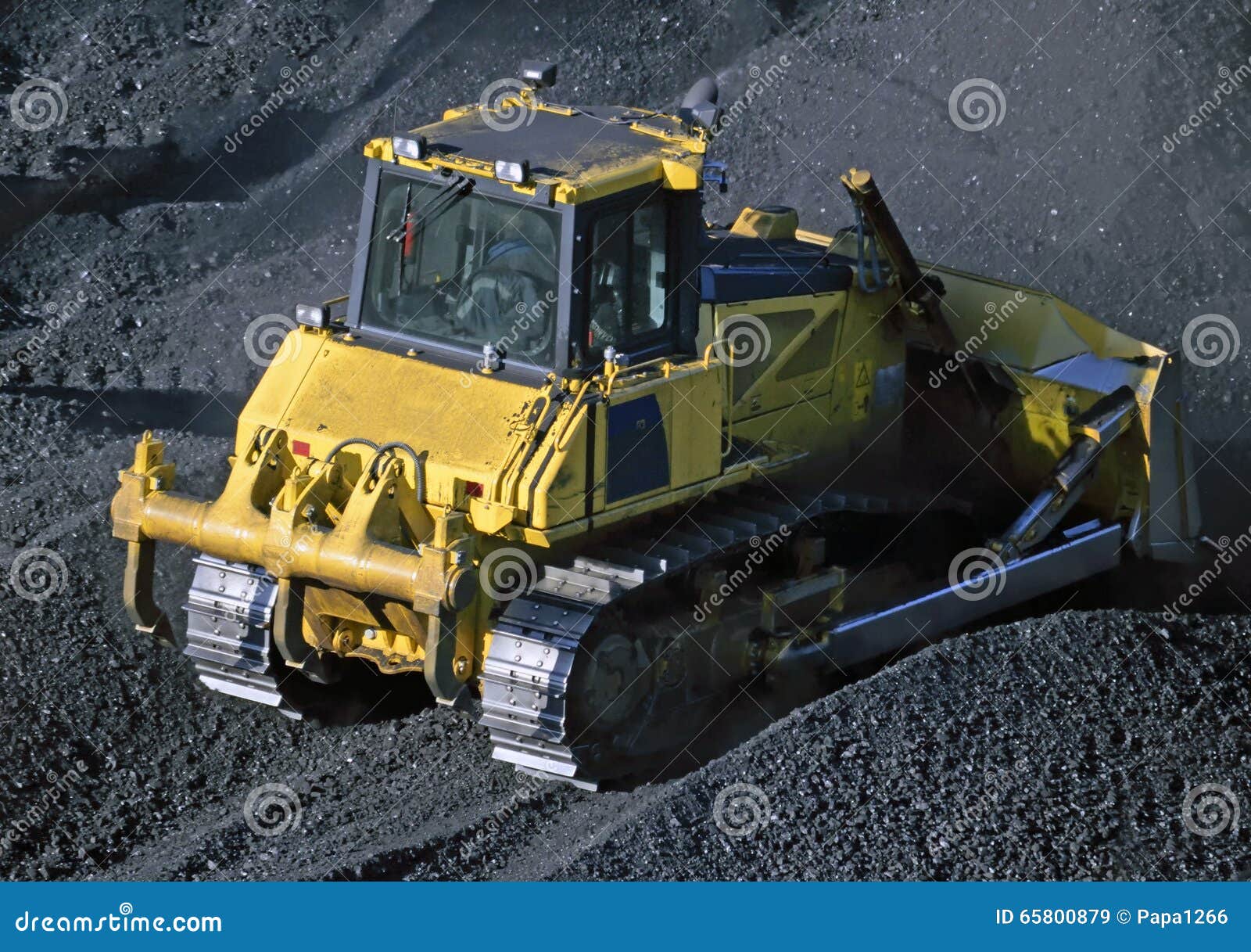The Super Powerful Bulldozer, Tractor Stock Image - Image of energy ...