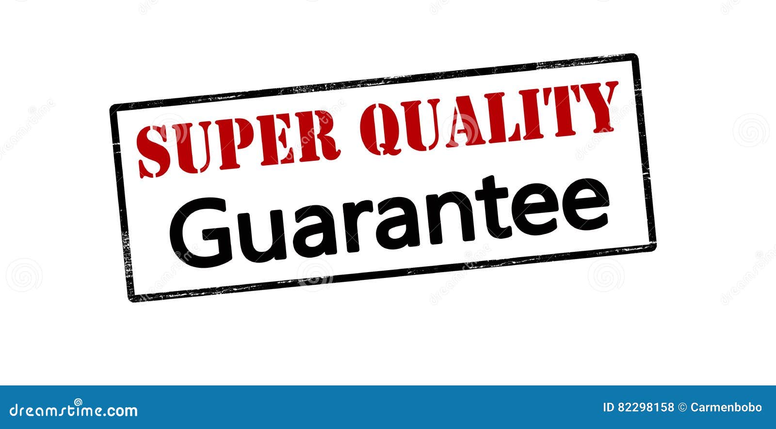 Super quality guarantee stock illustration. Illustration of ...