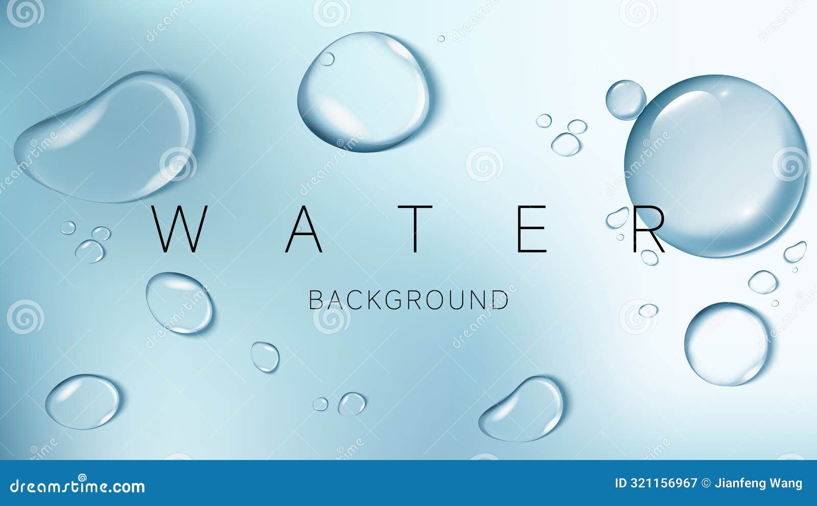 Super Realistic Water Drop Elements Vector Background Stock ...