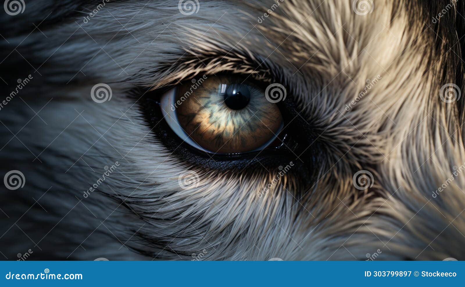 Super Realistic Wolf Eye - Beautiful Wallpaper in Vray Tracing Style ...