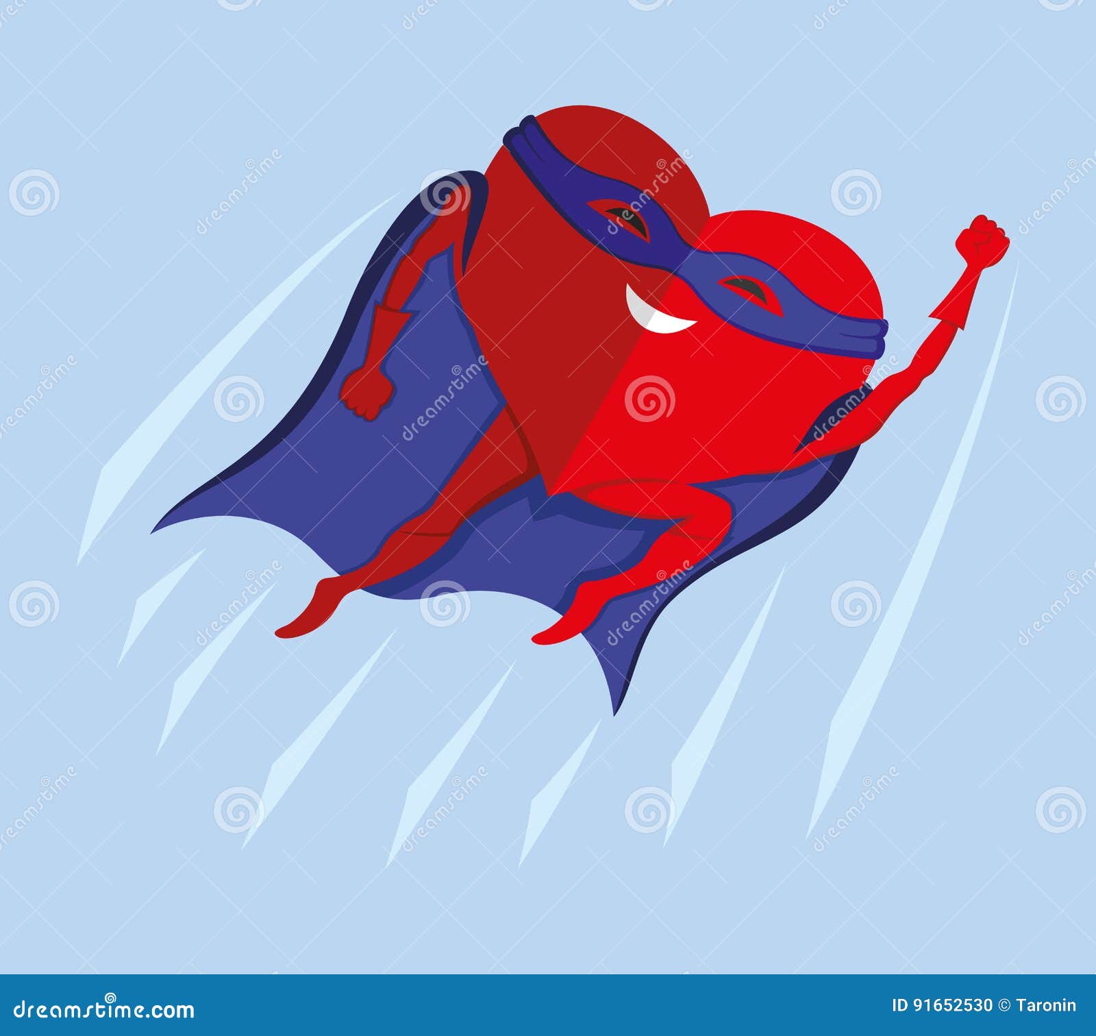 Super red heart. stock vector. Illustration of heart - 91652530
