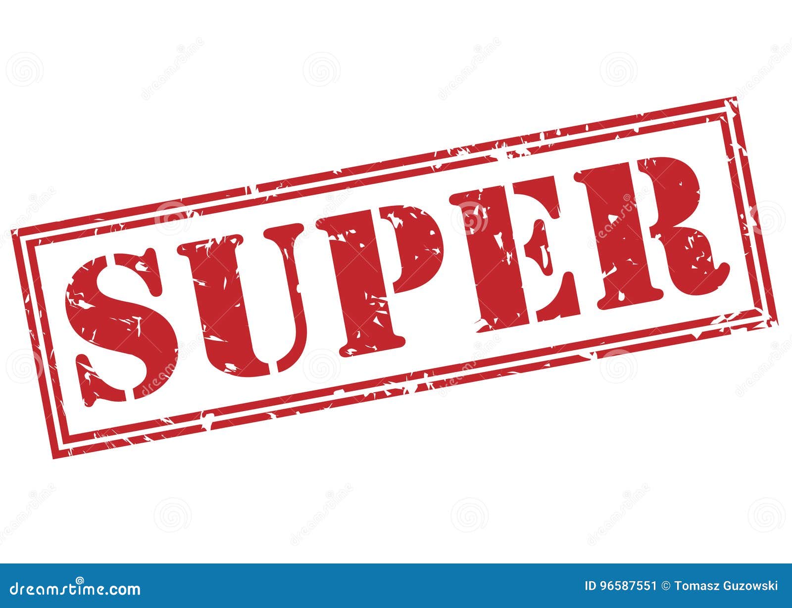 Super red stamp stock illustration. Illustration of design - 96587551