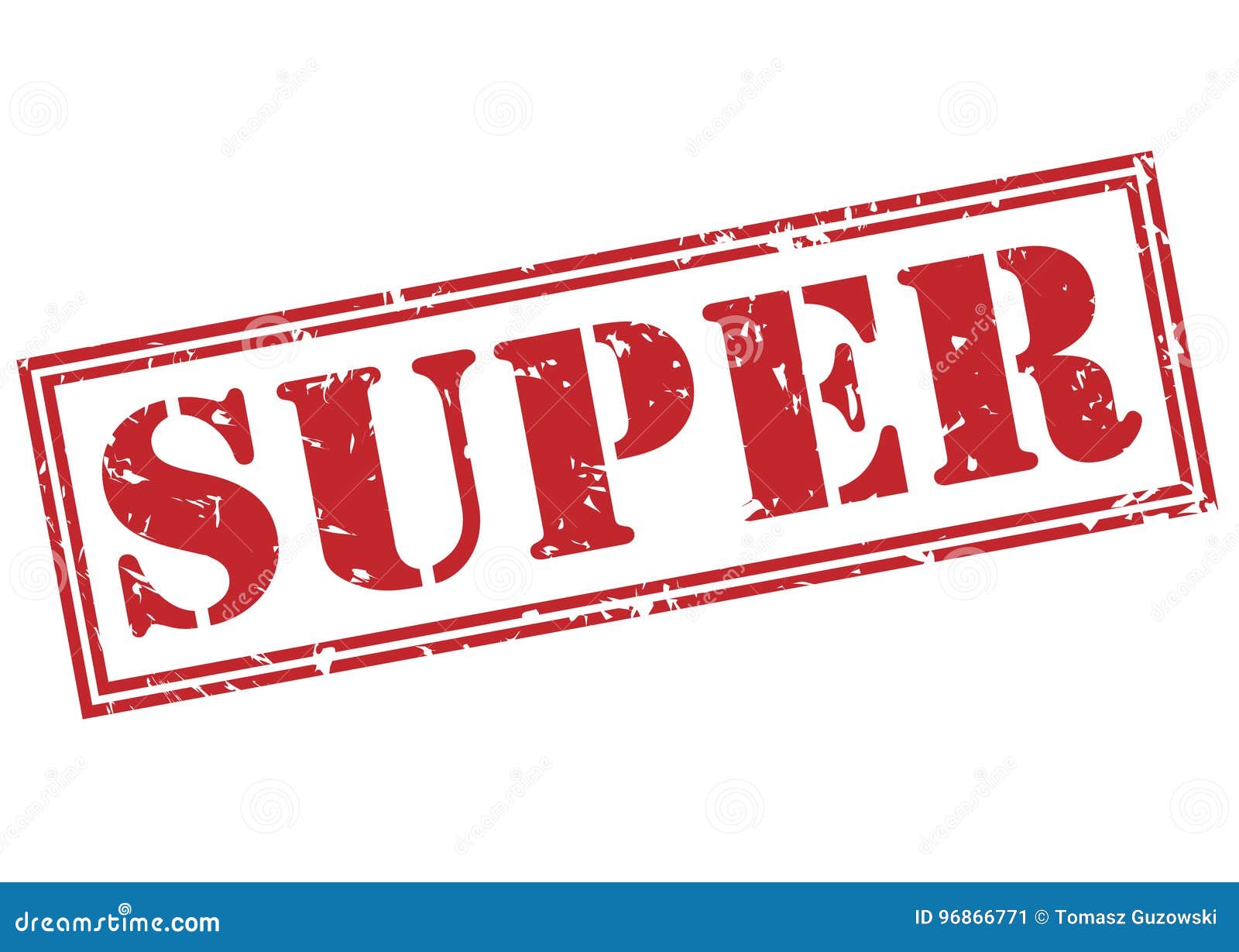 Super red stamp stock illustration. Illustration of frame - 96866771