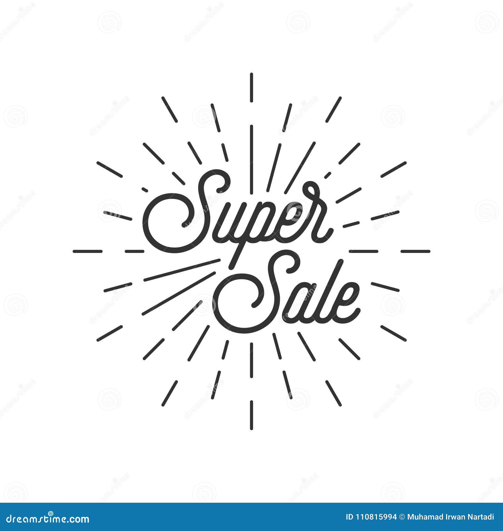 Super sale with burst stock illustration. Illustration of design ...