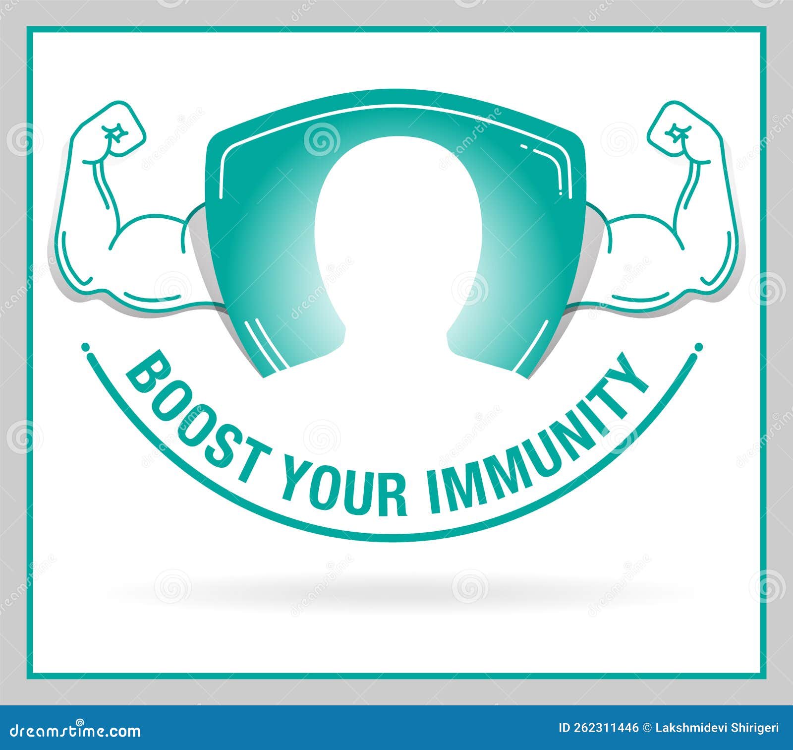 Immunity Builder Unit with Healthy Muscles. Immune Icon for Healthcare ...