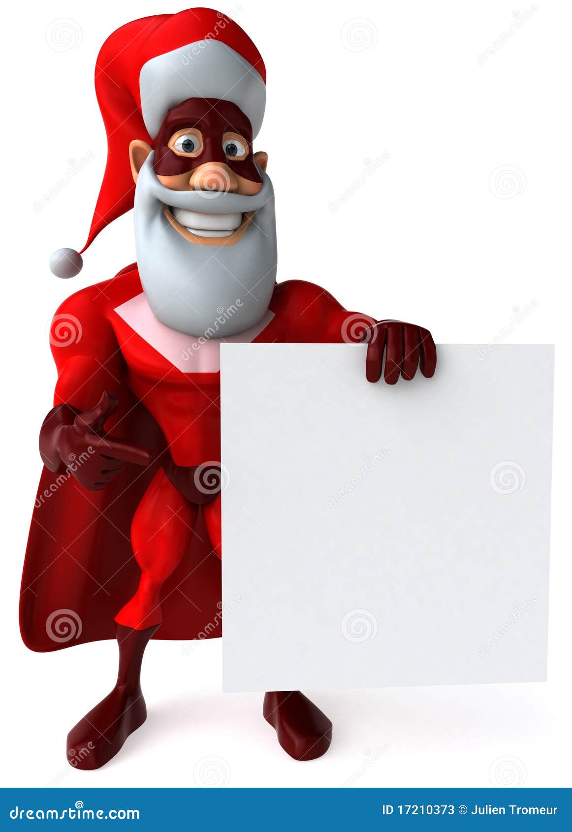Super Santa Claus stock illustration. Illustration of speed - 17210373
