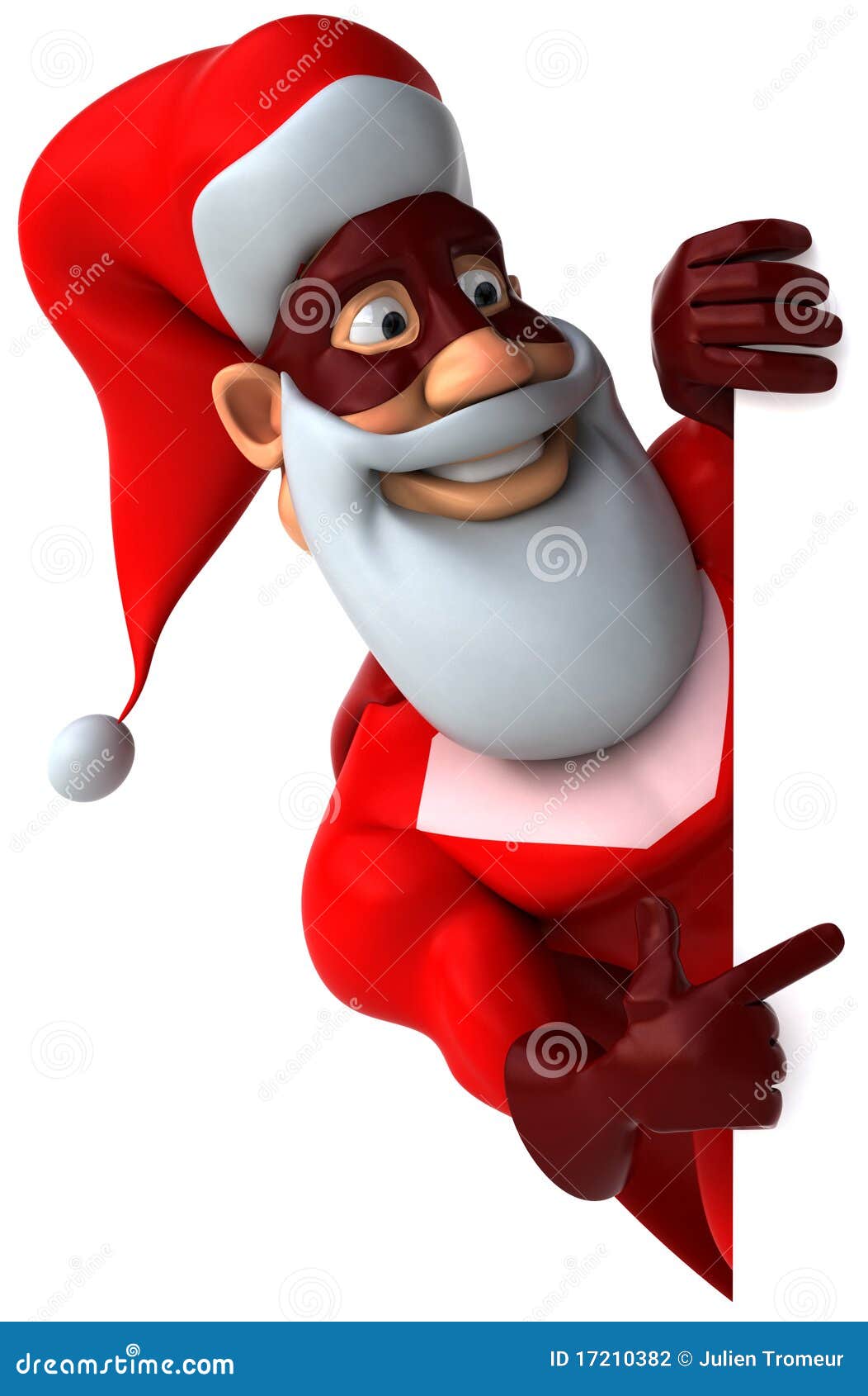 Super Santa Claus stock illustration. Illustration of cartoon - 17210382
