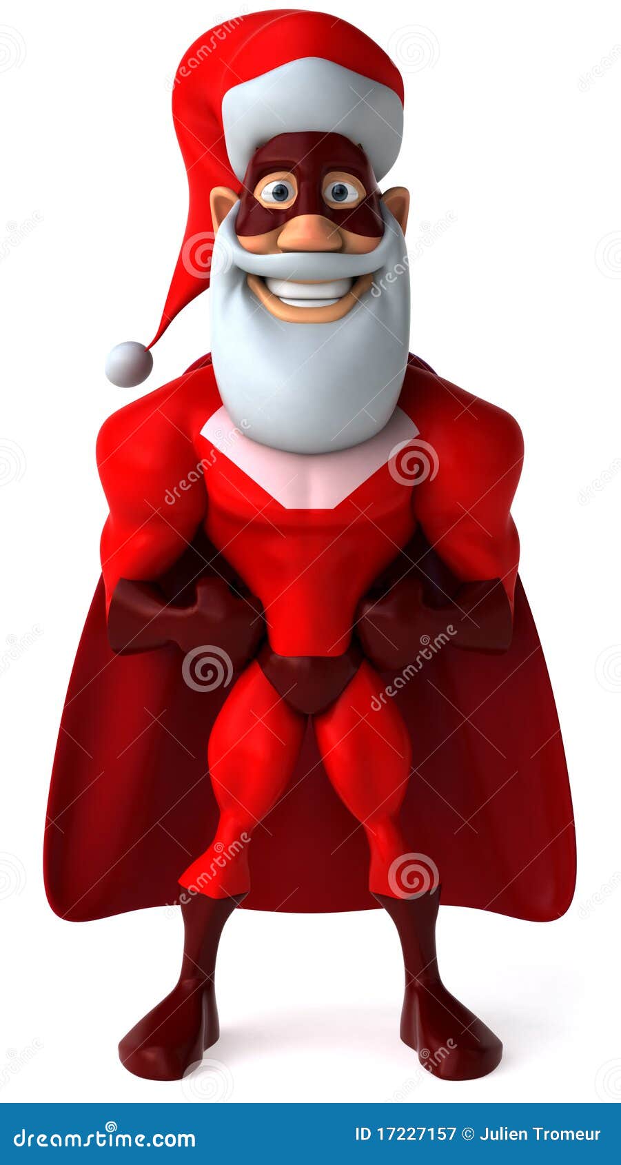 Super Santa Claus stock illustration. Illustration of claus - 17227157