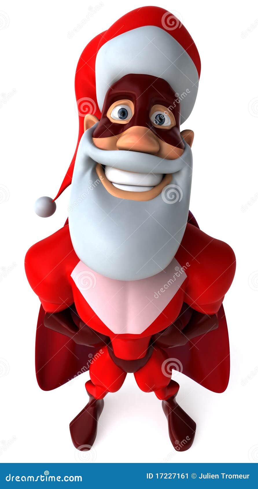 Super Santa Claus stock illustration. Illustration of cool - 17227161