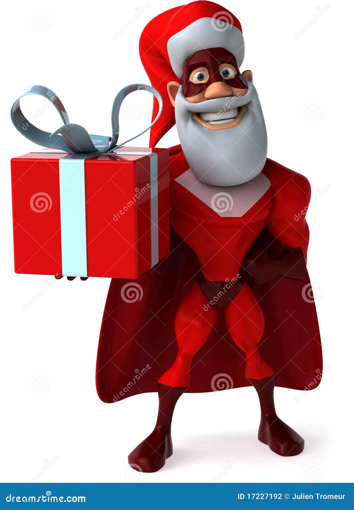 Super Santa Claus stock illustration. Illustration of human - 17227192
