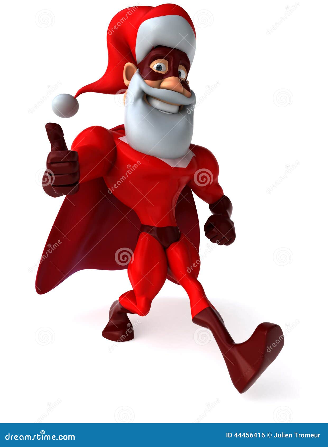 Super santa claus stock illustration. Illustration of heroes - 44456416