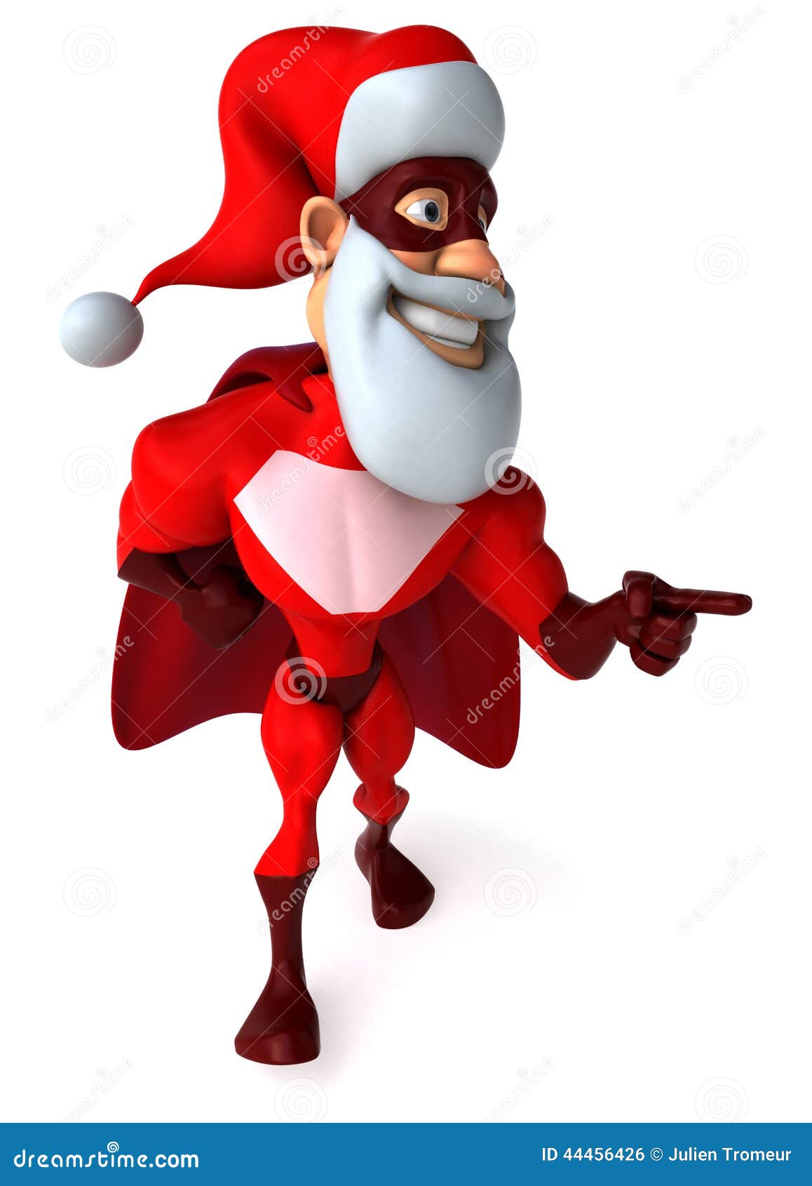 Super santa claus stock illustration. Illustration of body - 44456426