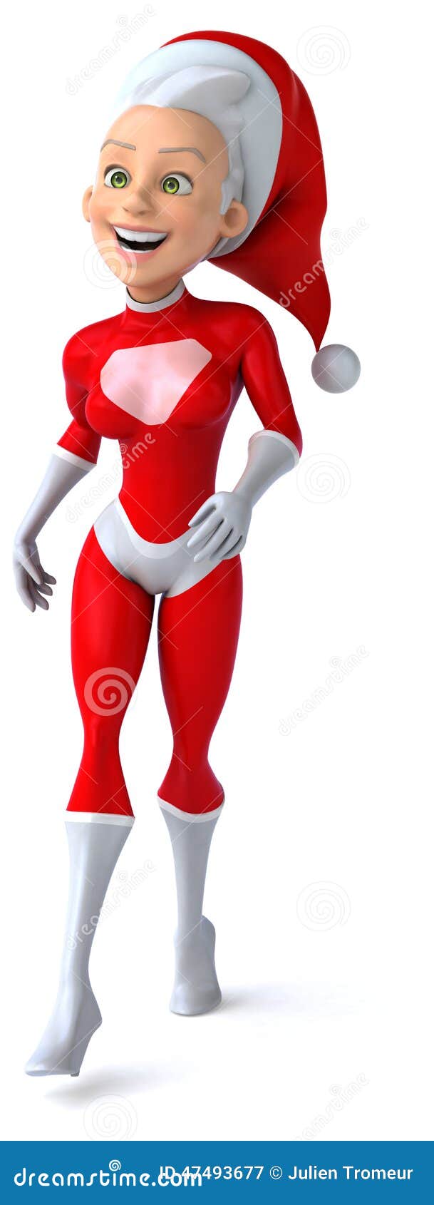 Super Santa Claus stock illustration. Illustration of christmas - 47493677