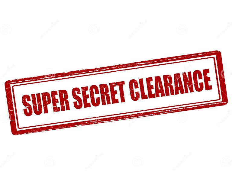 Super secret clearance stock vector. Illustration of sale - 82298048