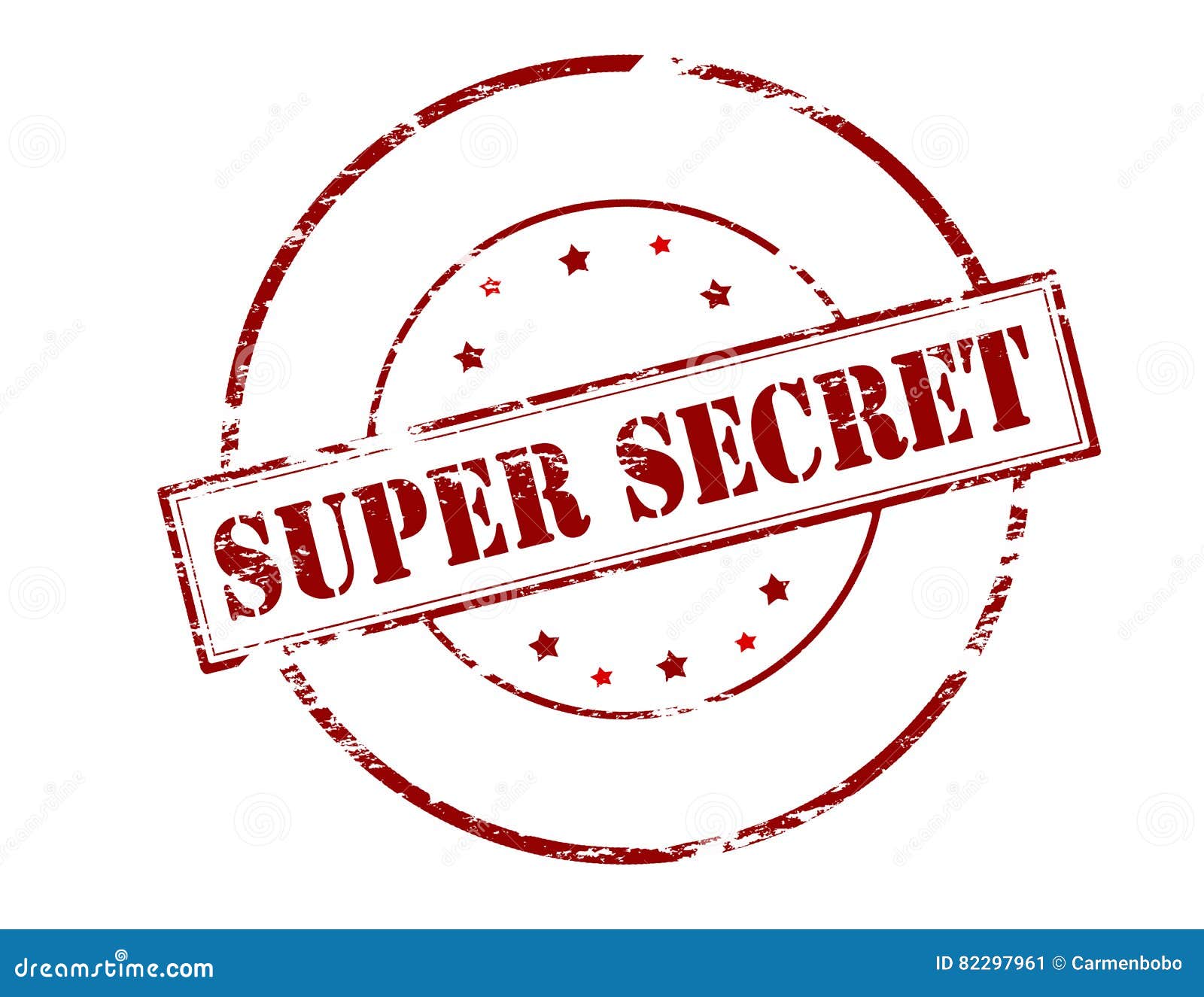 Super secret stock vector. Illustration of rubber, text - 82297961