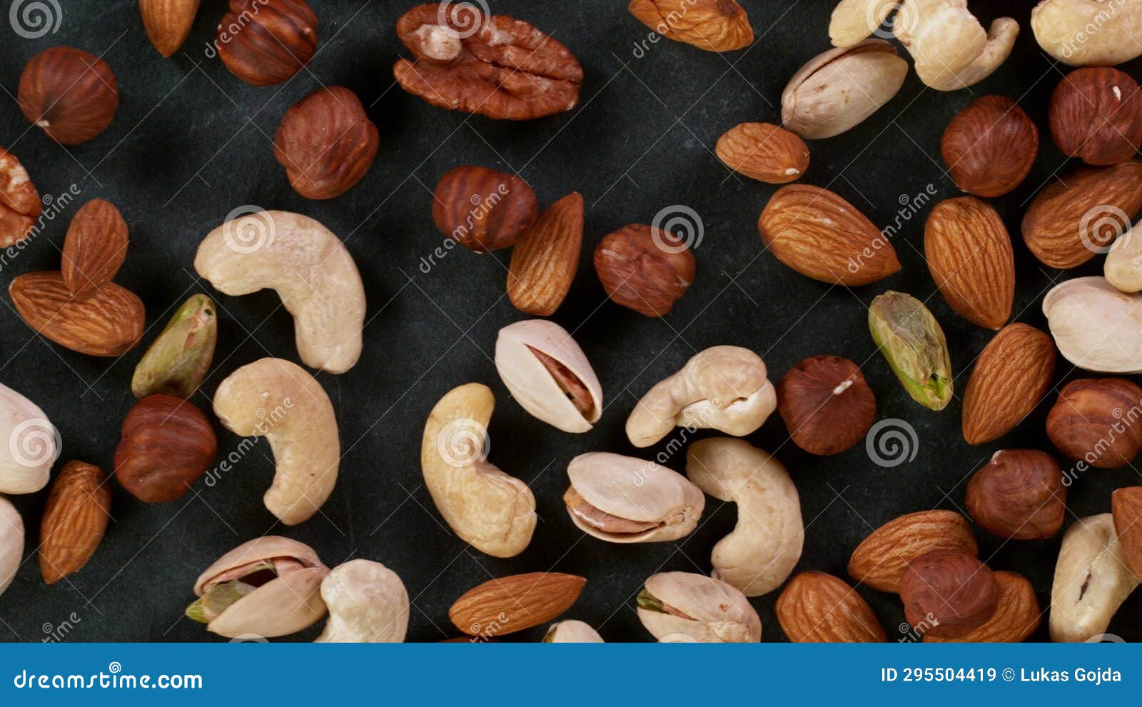 Super Slow Motion of Moving Mix Nuts Stock Video - Video of health ...