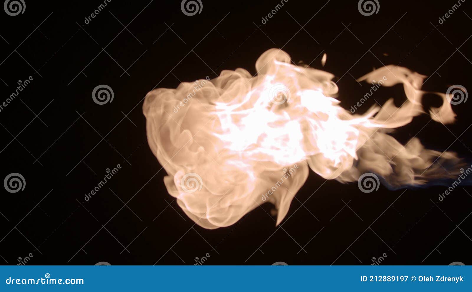 Super Slow Motion Shot of Fire Flame Isolated on Black Background Stock ...