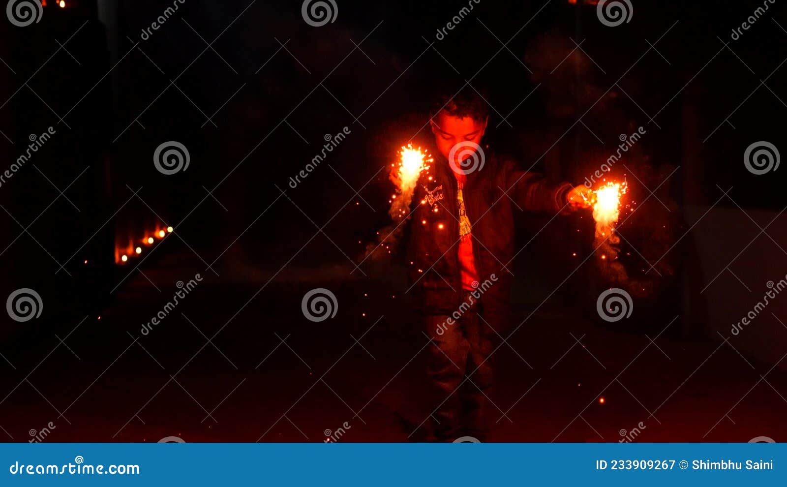 Super Slow Motion Shot of Lighting a Spinning Firecracker. Firecrackers ...