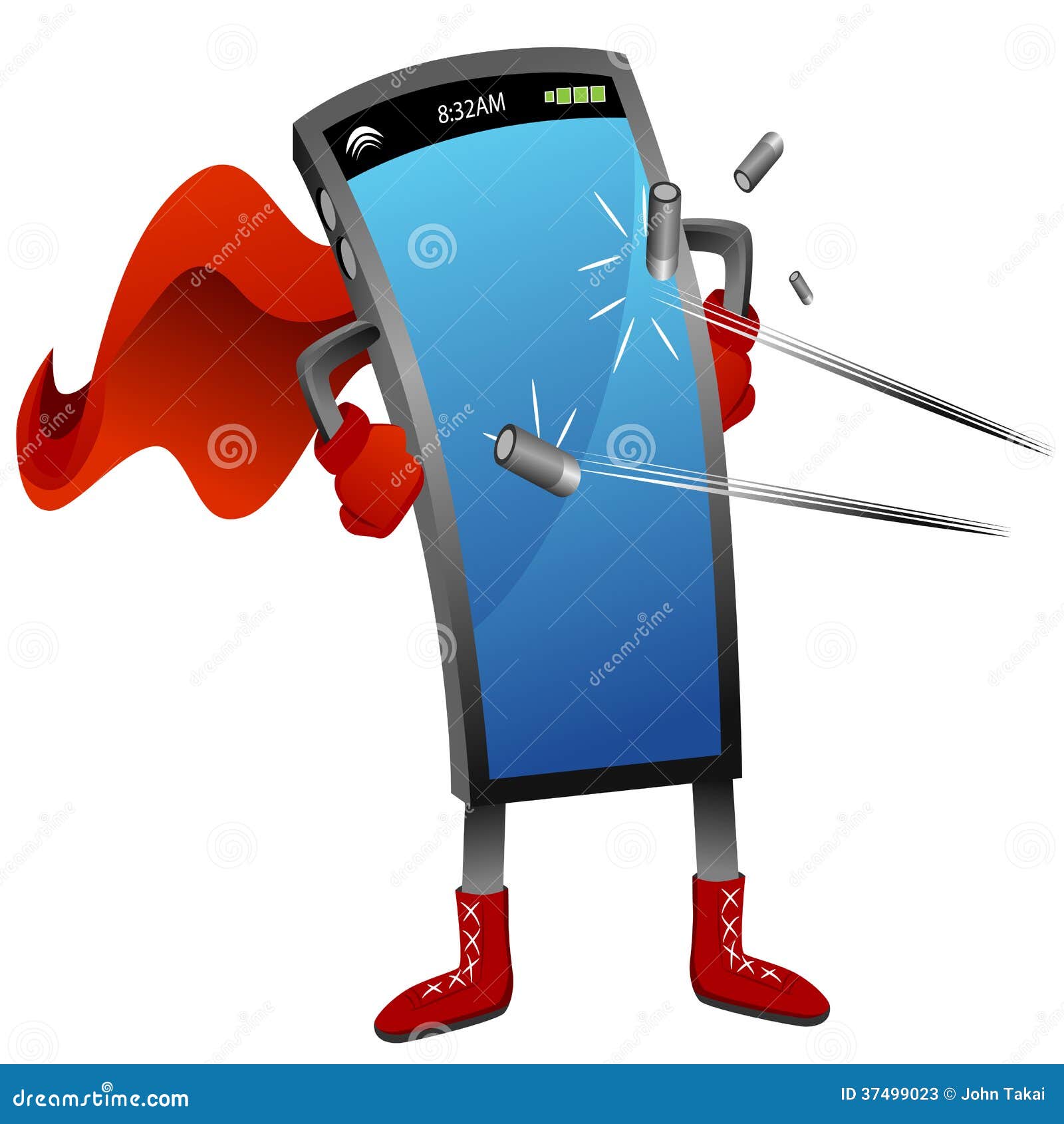 Super Smartphone stock vector. Illustration of clip, hero - 37499023