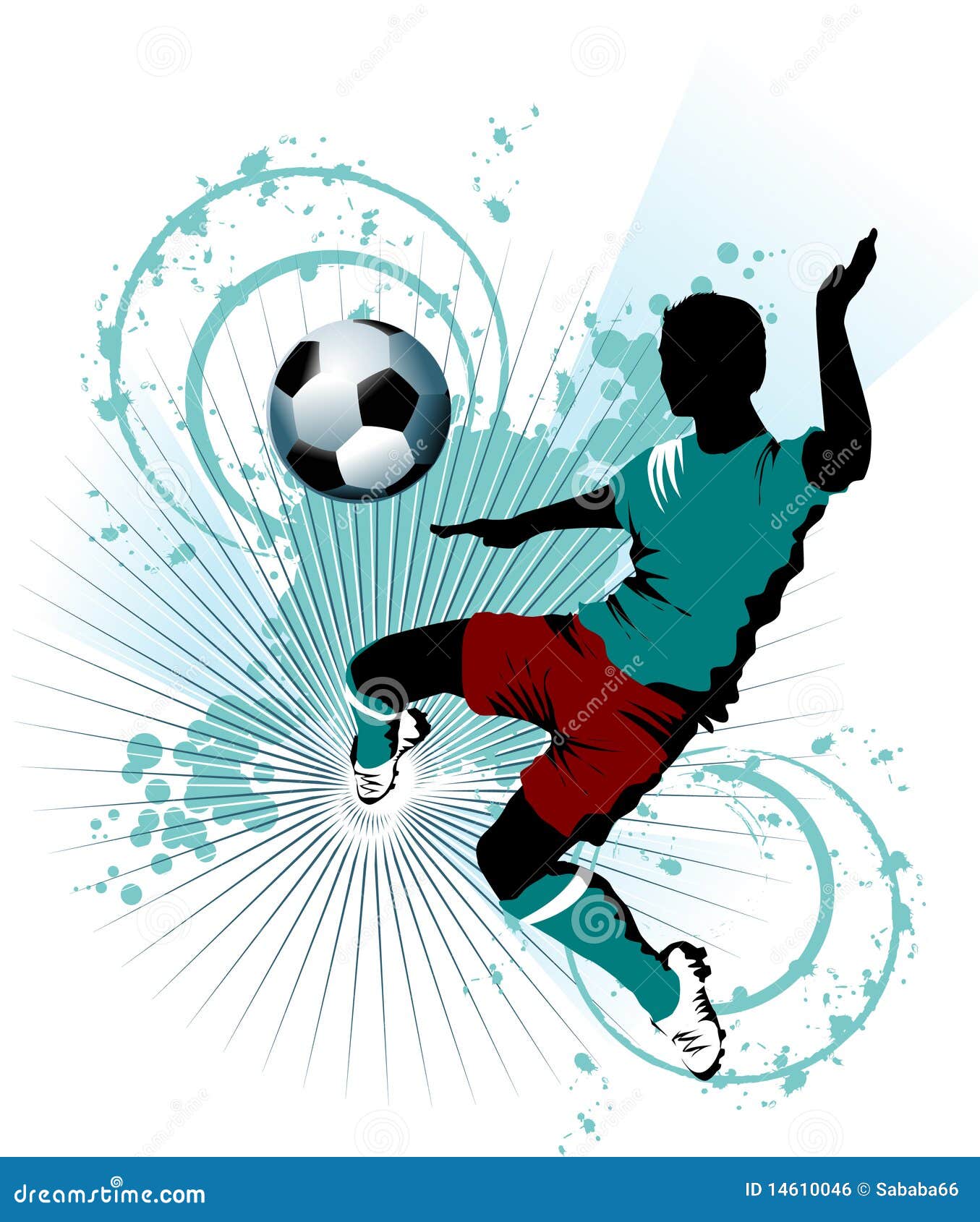 Super soccer stock illustration. Illustration of collection - 14610046