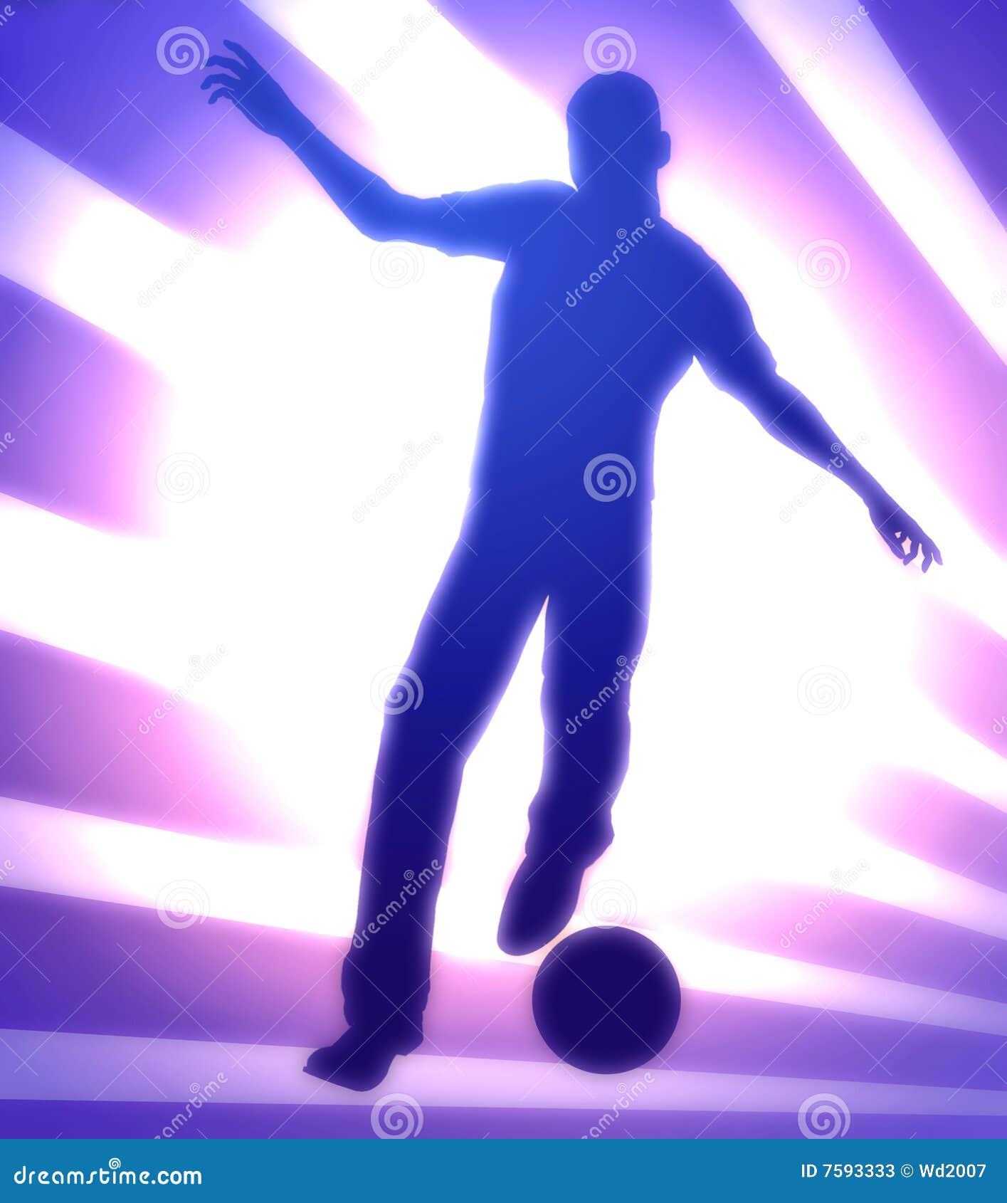 Super Soccer Star Illustration Stock Illustration - Illustration of ...
