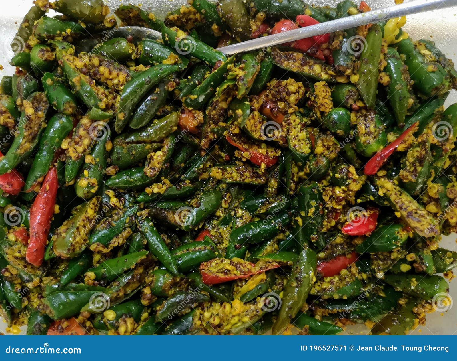 Super Spicy Pickled Chilli. Stock Image - Image of plant, achards ...