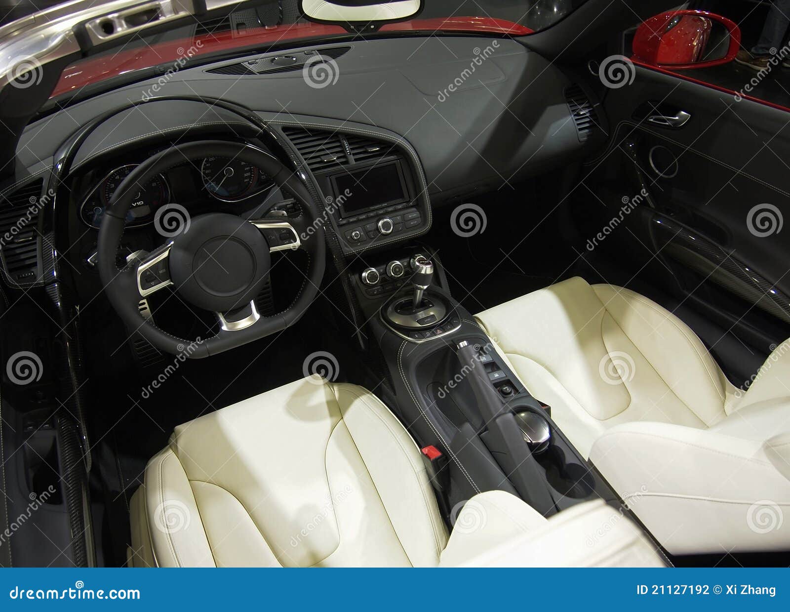 Super Sport Car Interior stock photo. Image of vehicle - 21127192