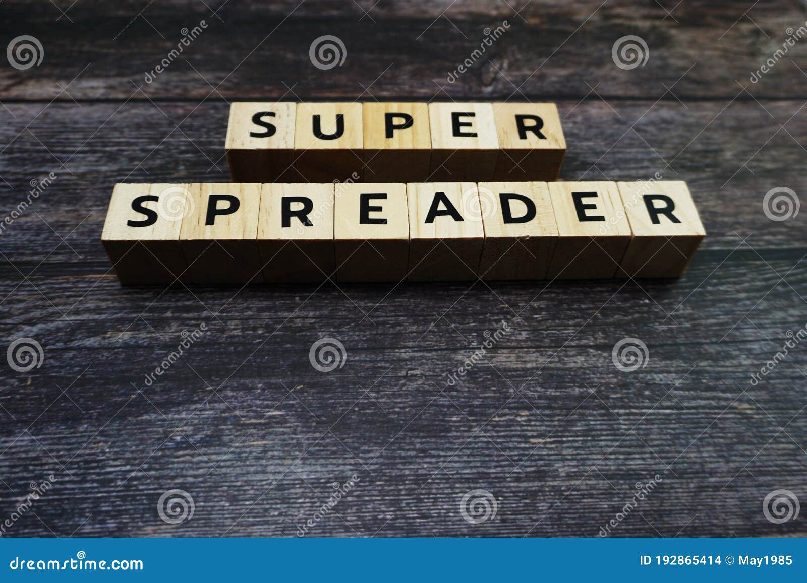 Super Spreader Word Letter on Wooden Background Stock Photo - Image of ...