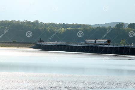 Super Sprinter Dmu with Train on Arnside Viaduct Editorial Photo ...
