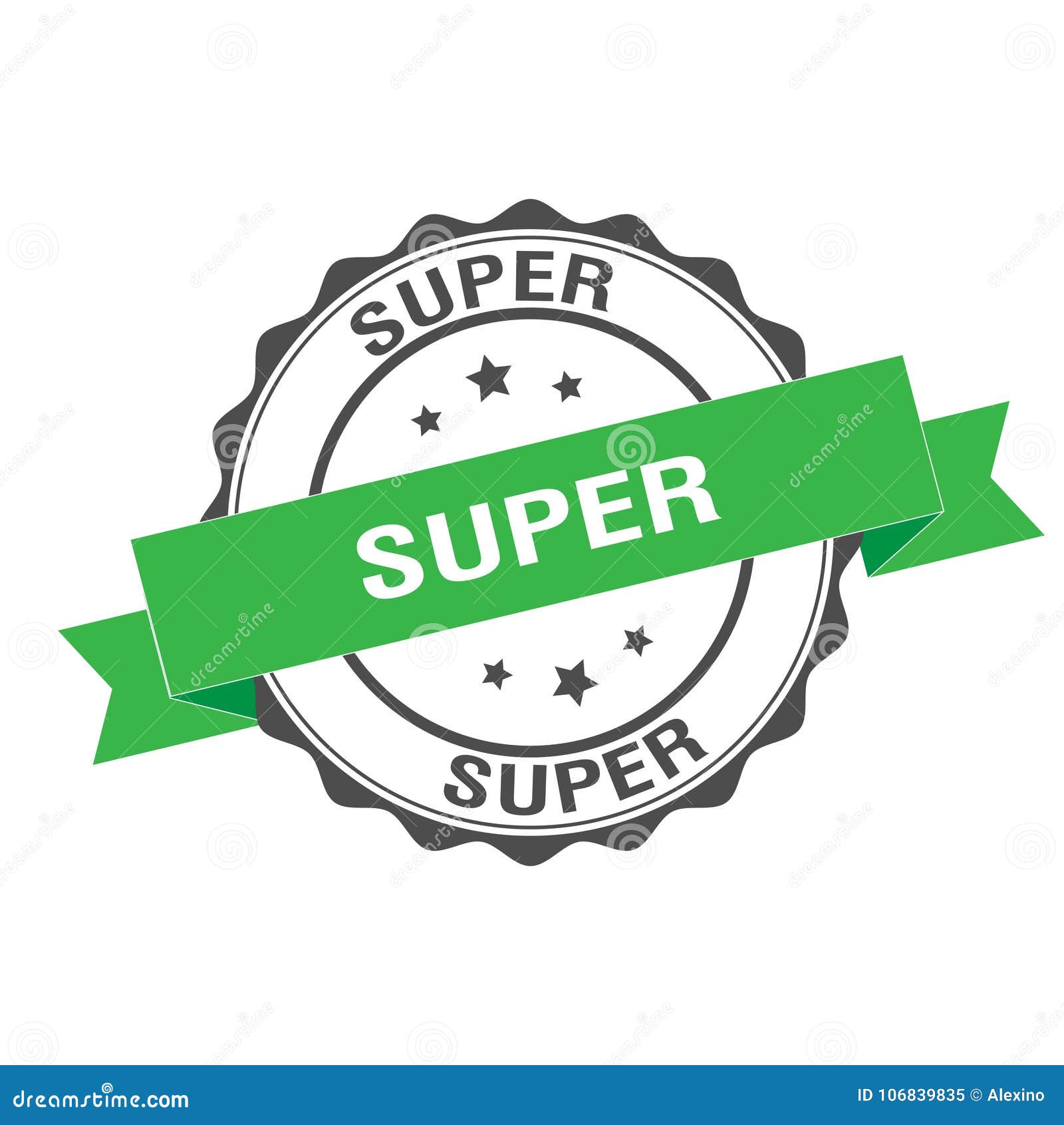 Super stamp illustration stock vector. Illustration of seal - 106839835