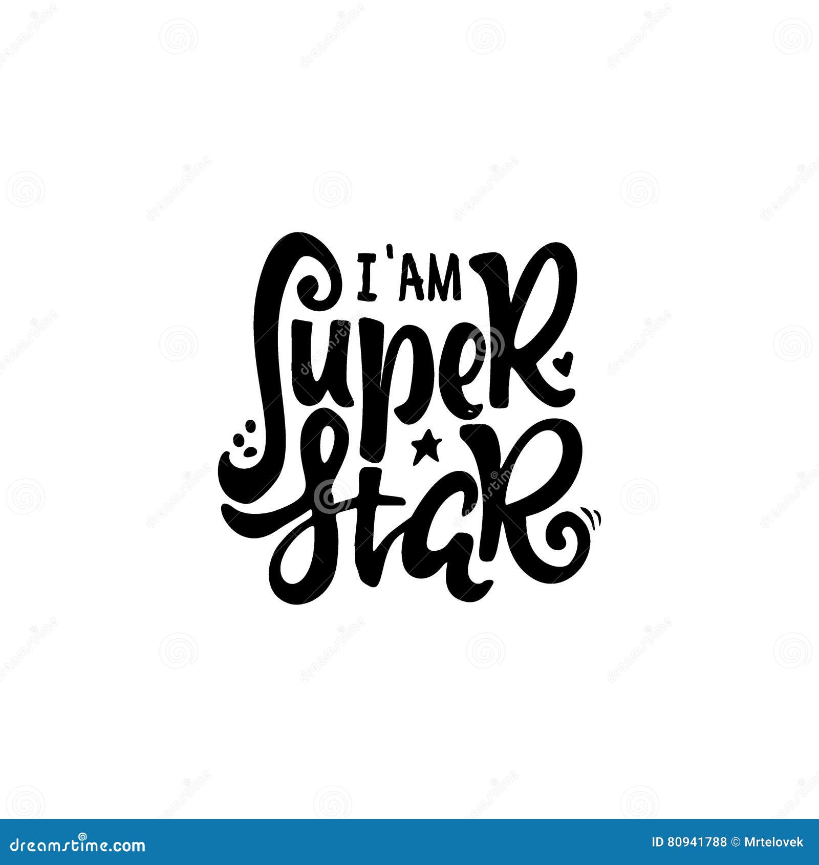 Super Star. Calligraphic Patch. Unique Custom Characters. Hand ...