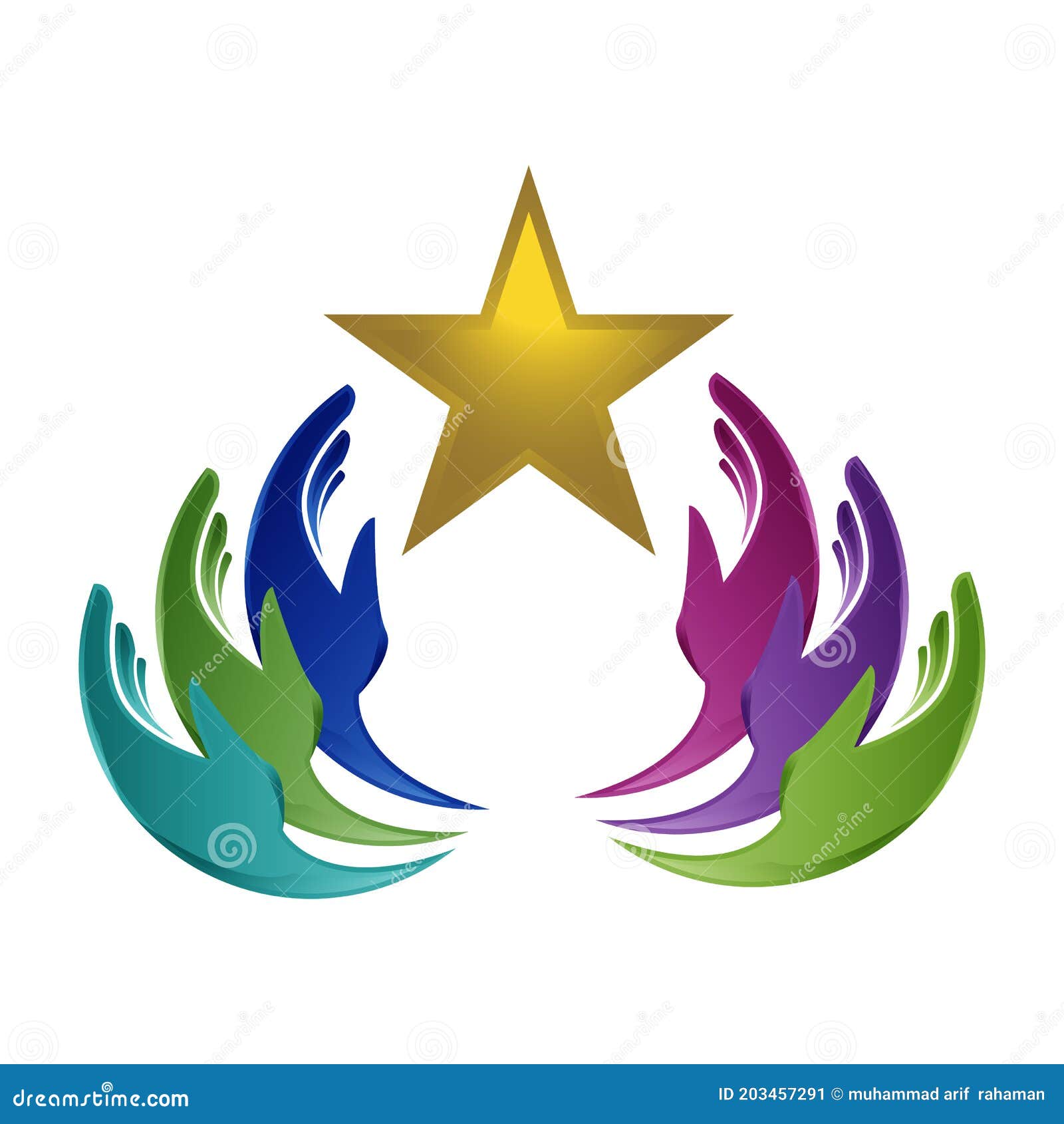 Super Star Logo Vector Icon Concept Illustration EPS 10 Stock Vector ...